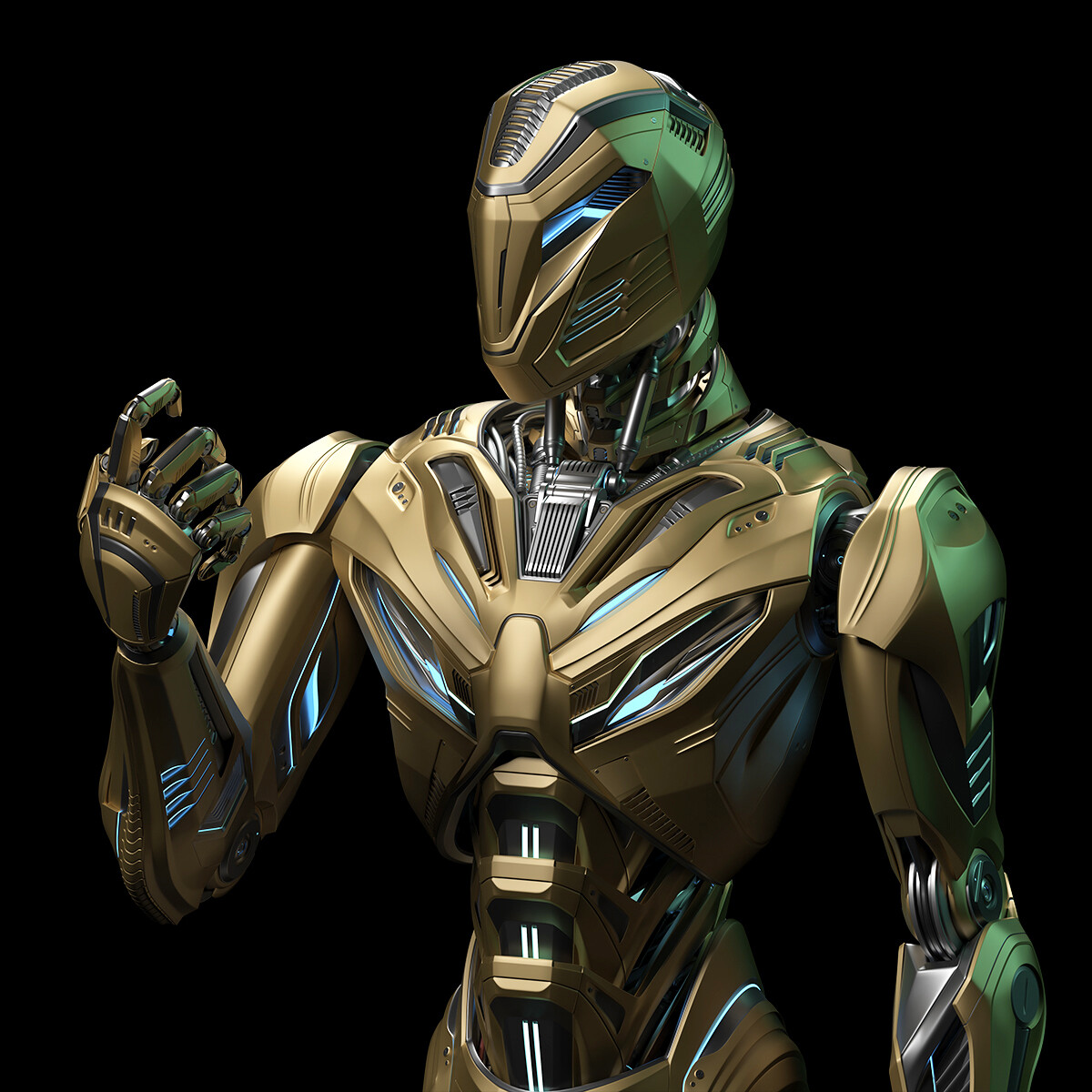 ArtStation - Robot ALIEN MECH - RIGGED - ADVANCED EDITION 3d model ...