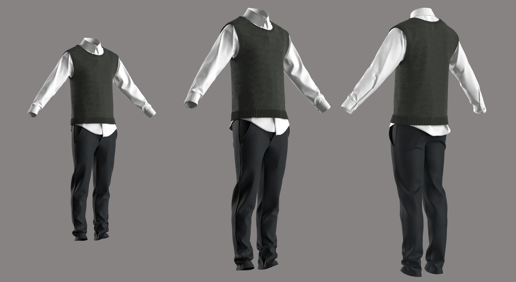 ArtStation - Mens outfit- 1 | Game Assets