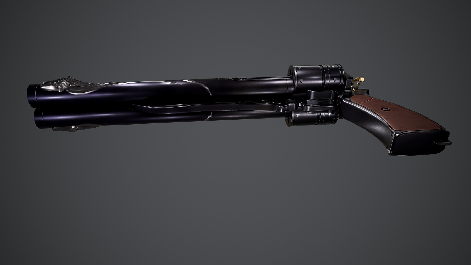 ArtStation - Cerberus Revolver | Game Assets