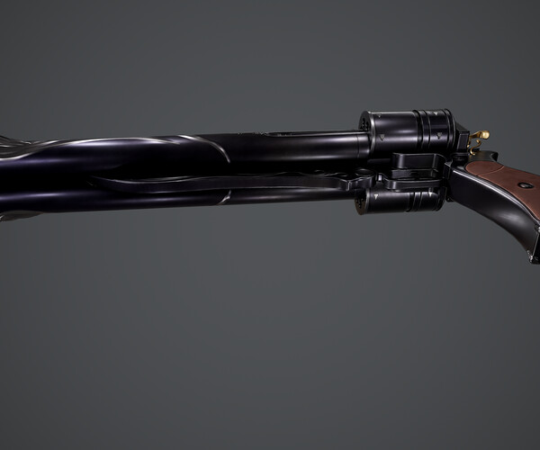 ArtStation - Cerberus Revolver | Game Assets