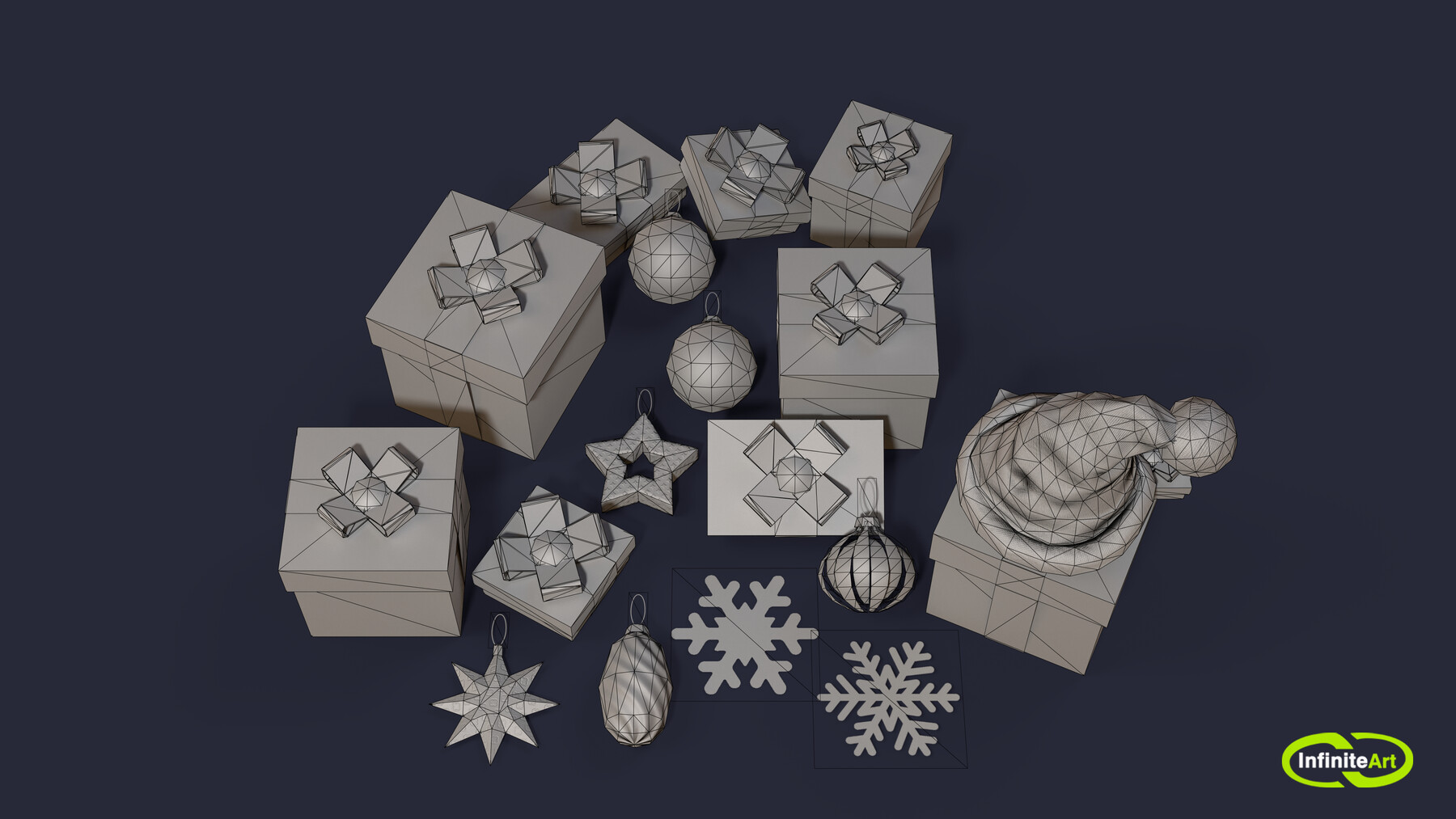 ArtStation - Christmas tree, holiday, Christmas | Game Assets