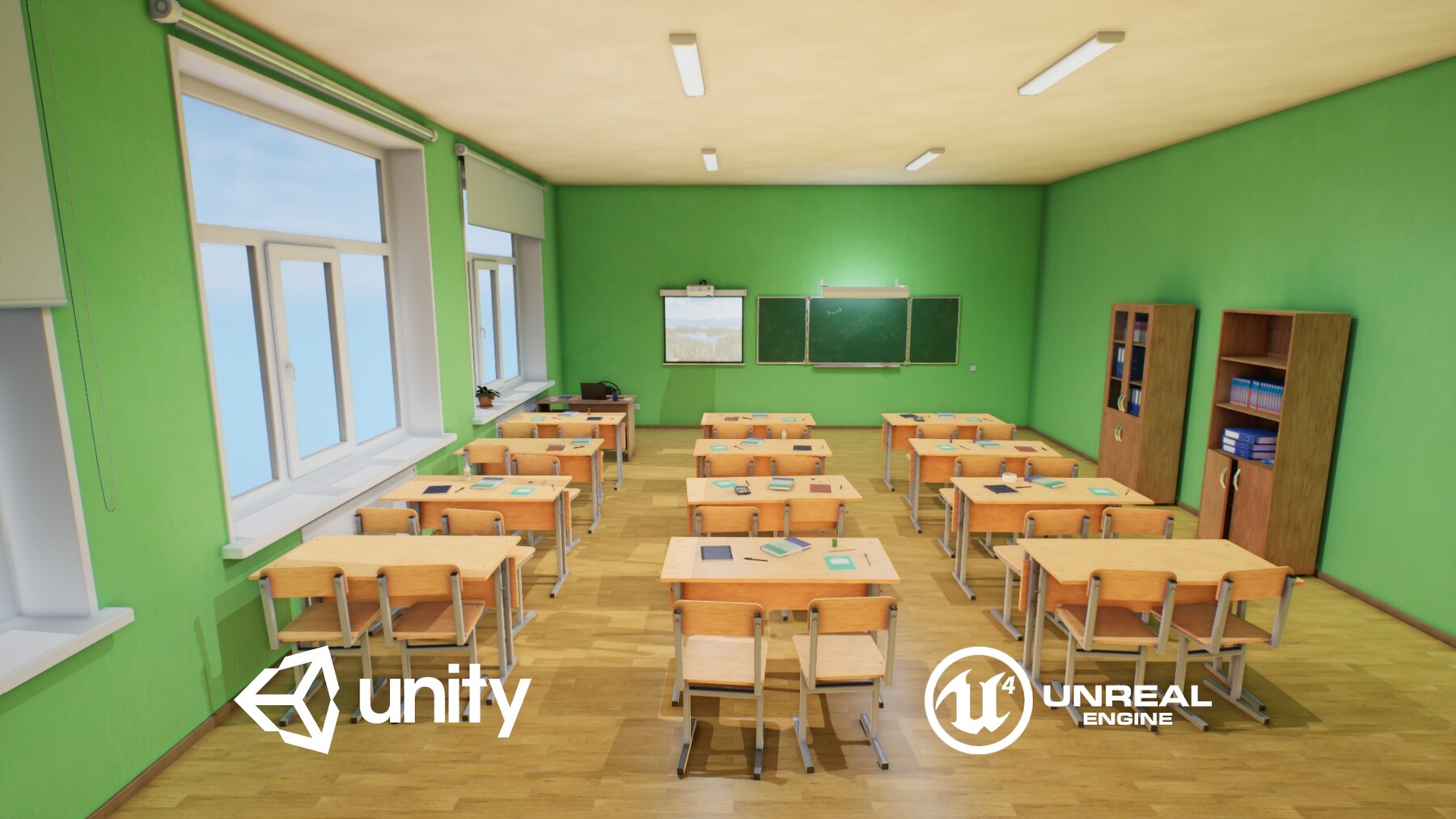 ArtStation - Classroom Props Pack | Game Assets