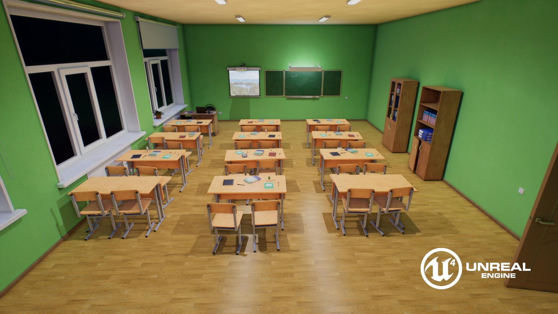 ArtStation - Classroom Props Pack | Game Assets