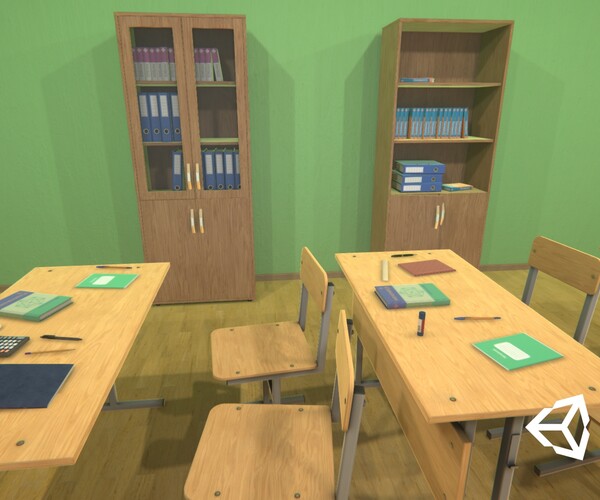 ArtStation - Classroom Props Pack | Game Assets