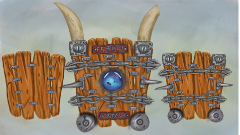 ArtStation - 2D FANTASTIC SHIELD 4K | Game Assets