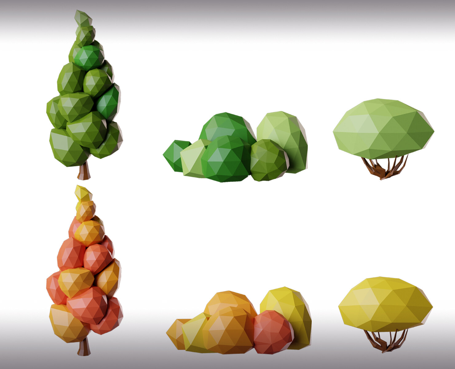 ArtStation - Lowpoly Collection(Nature) | Resources