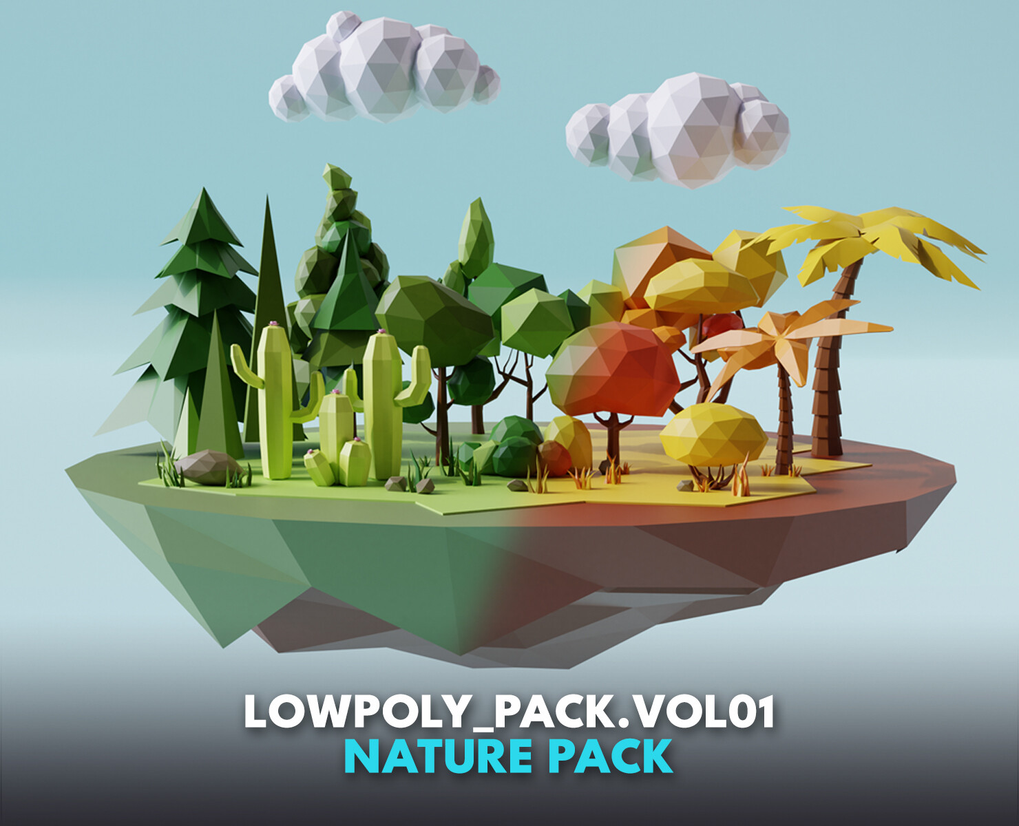 ArtStation - Lowpoly Collection(Nature) | Resources