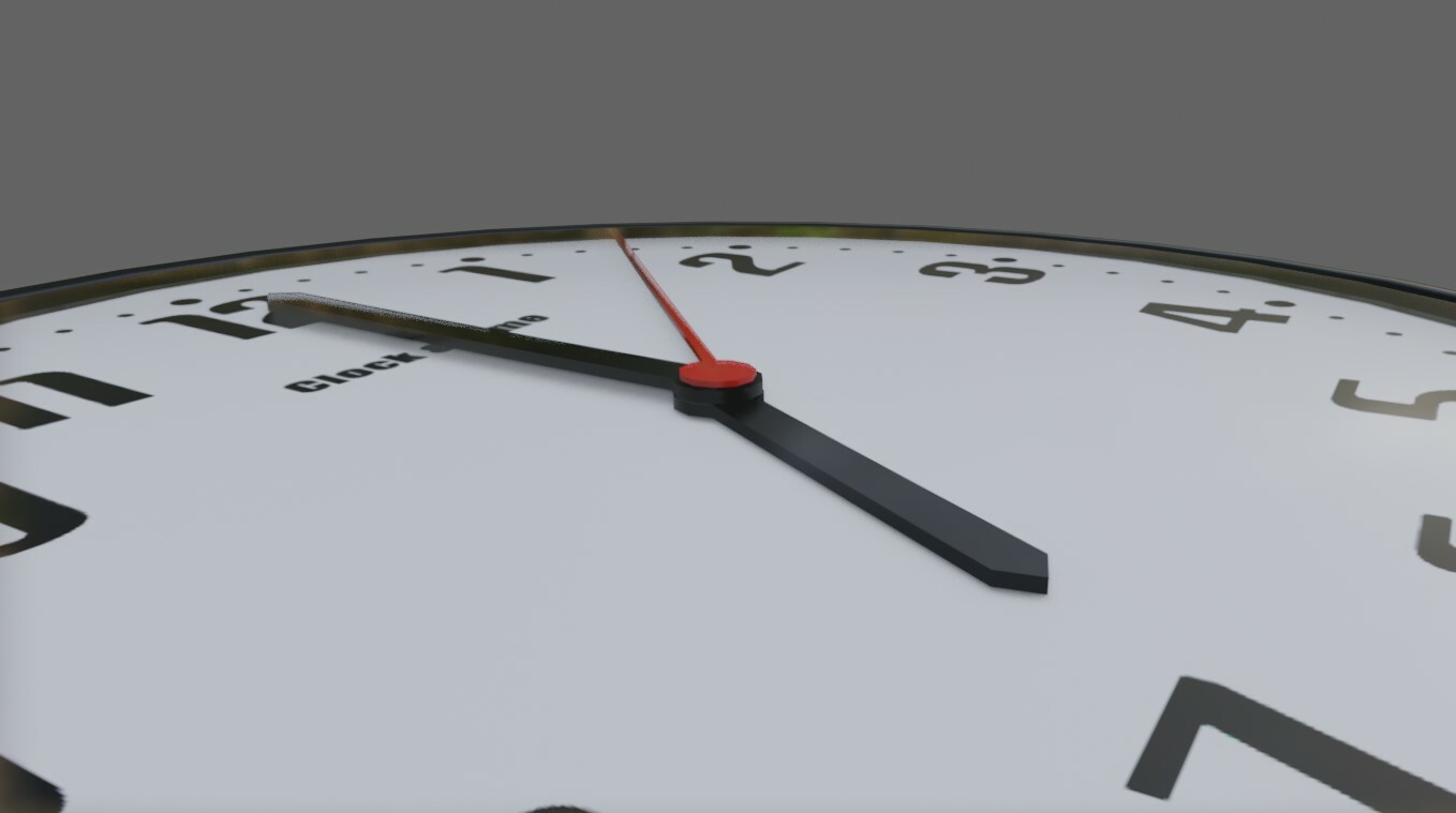 ArtStation - Wall Clock - Relogio de Parede Low-poly 3D model | Game Assets