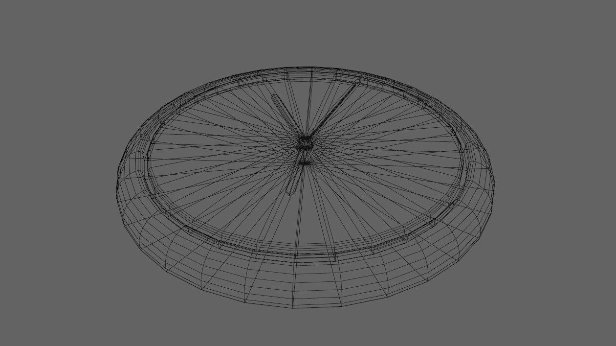 ArtStation - Wall Clock - Relogio de Parede Low-poly 3D model | Game Assets