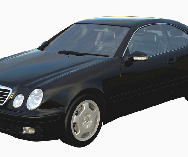 ArtStation - Mercedes Benz CLK | Game Assets