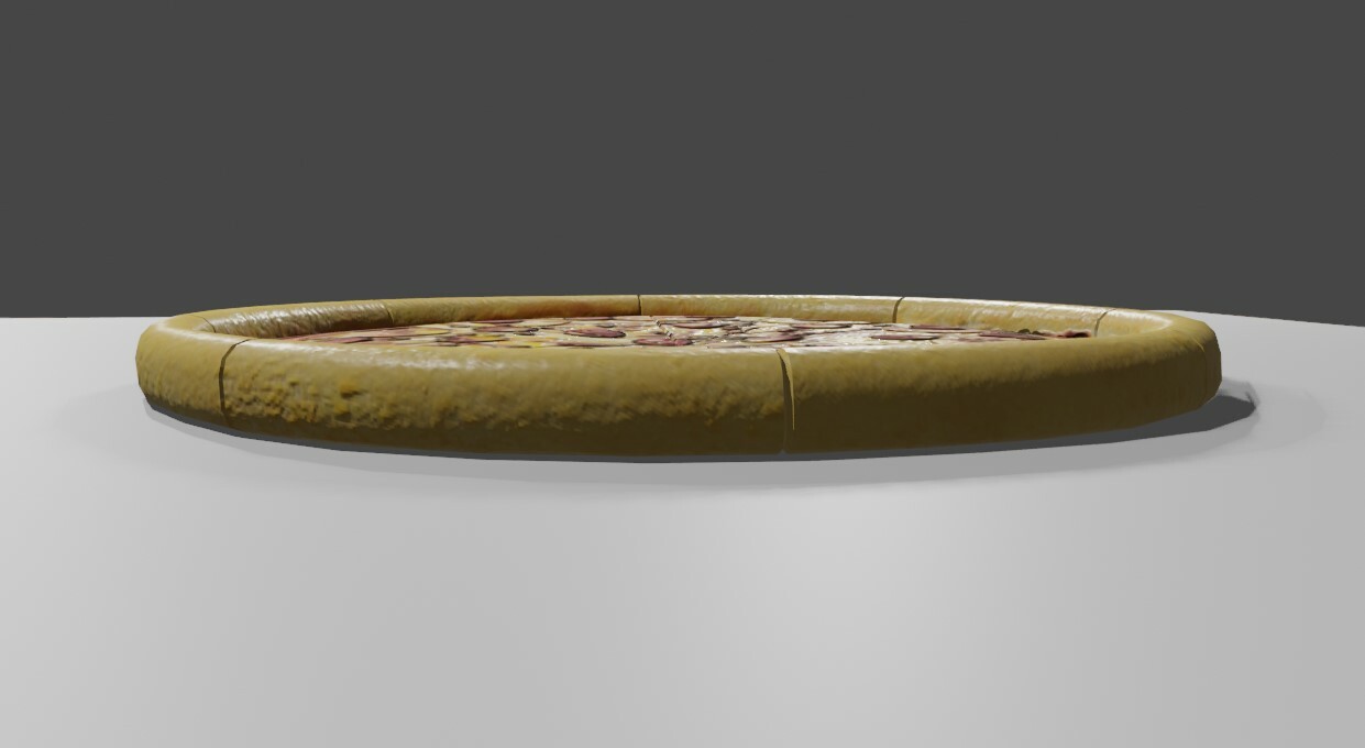 ArtStation - Pizza - Food Low-poly 3D model | Game Assets