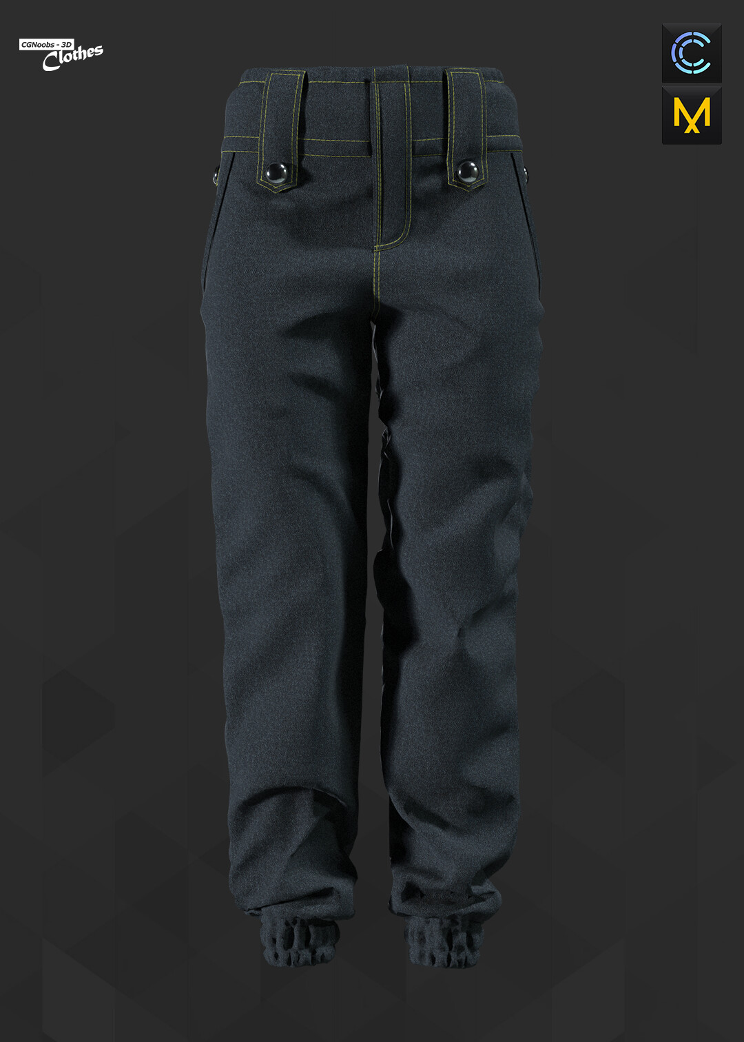 ArtStation - Female Genesis 8 Denim Pants - 83 Marvelous Designer and ...