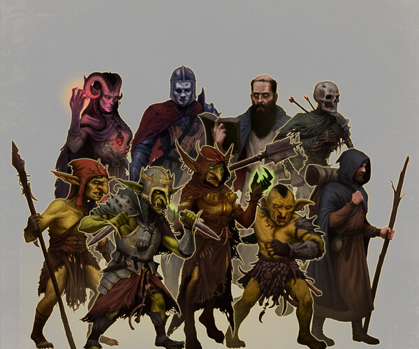 ArtStation - Bad Boys Party - 2D Character Assets | Game Assets