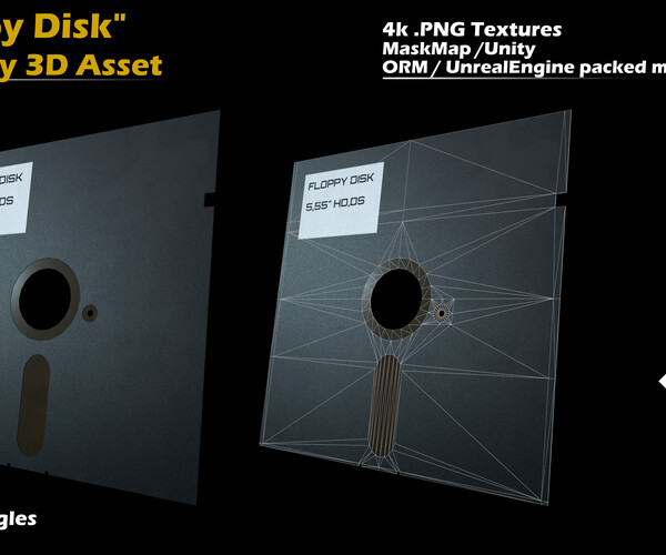 ArtStation - Floppy Disk - 3D Game Asset - PBR | Game Assets