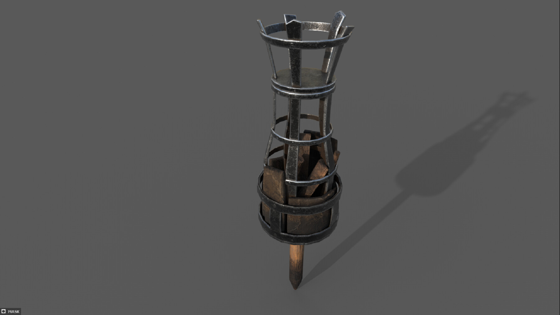 ArtStation - torch Low-poly 3D model | Resources