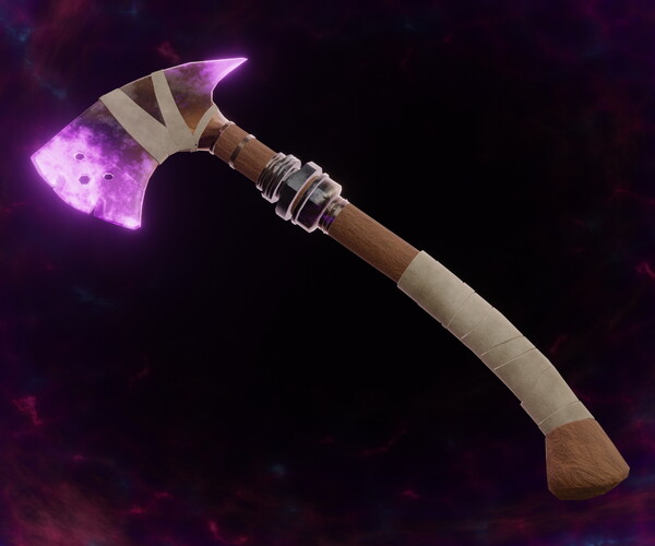 ArtStation - Shadow Axe - Model 01 | Game Assets