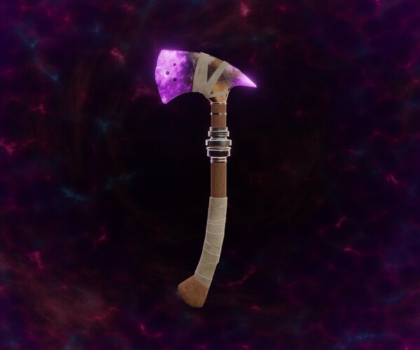 ArtStation - Shadow Axe - Model 01 | Game Assets