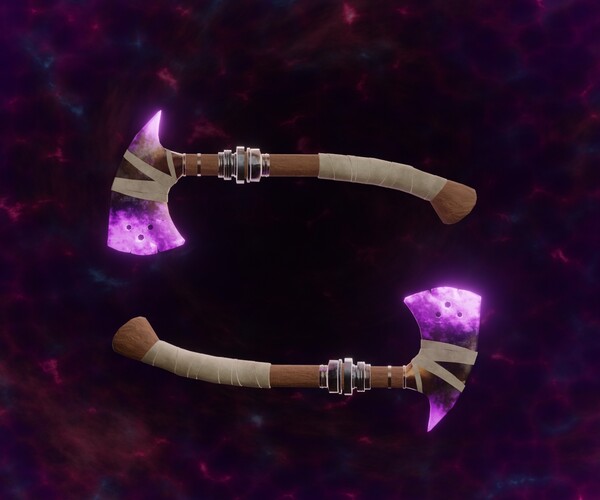 ArtStation - Shadow Axe - Model 01 | Game Assets