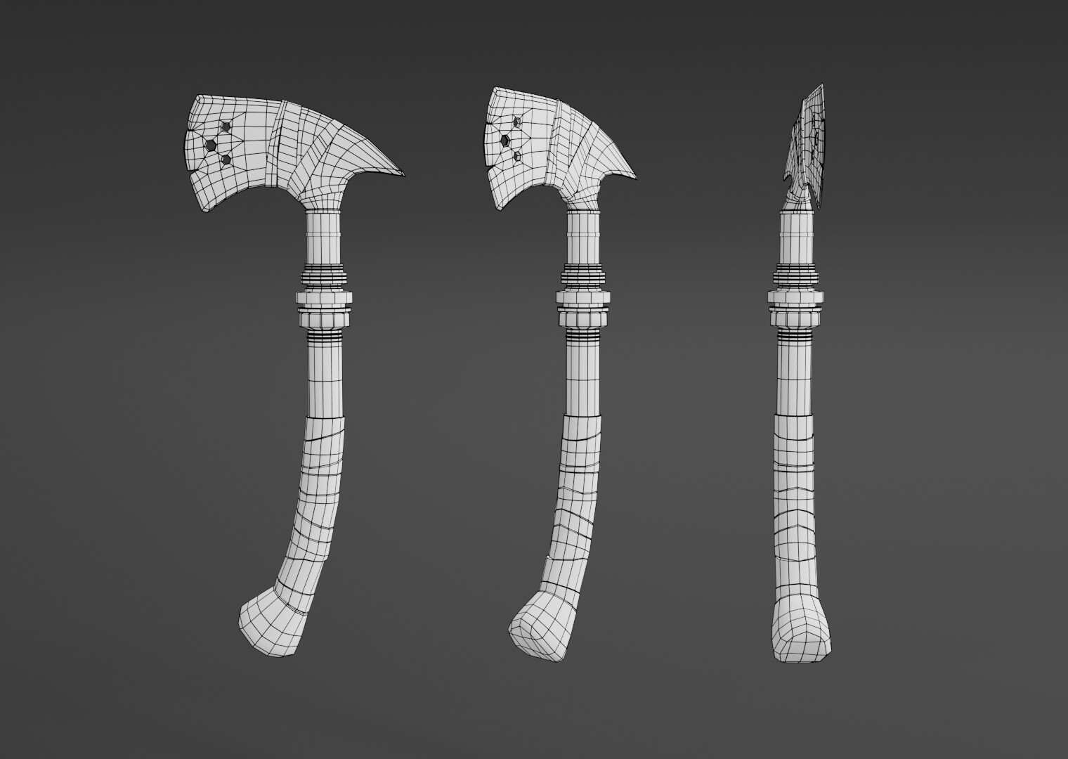 ArtStation - Water Axe - Model 01 | Game Assets