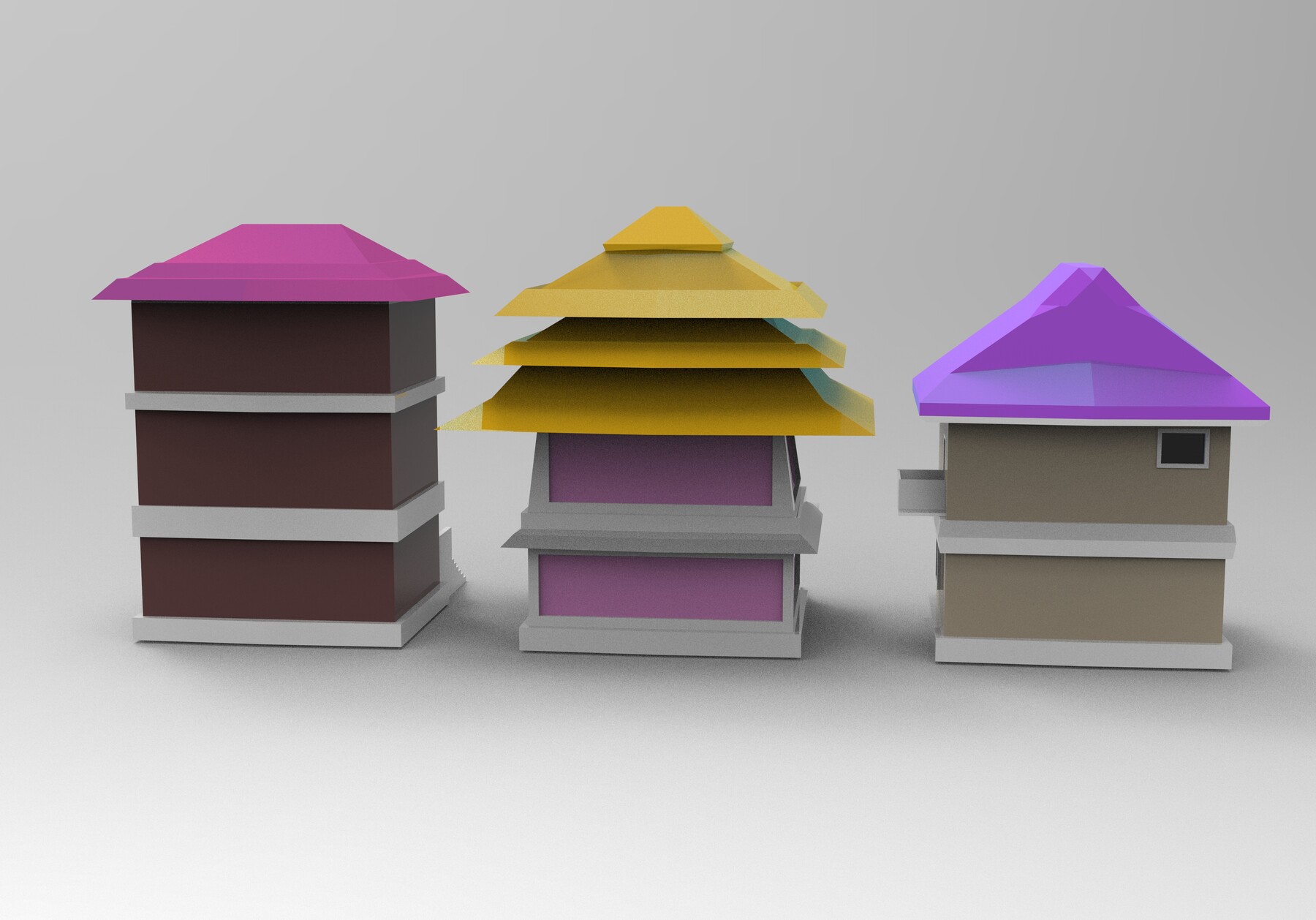 ArtStation - Casual house layouts for games | Game Assets