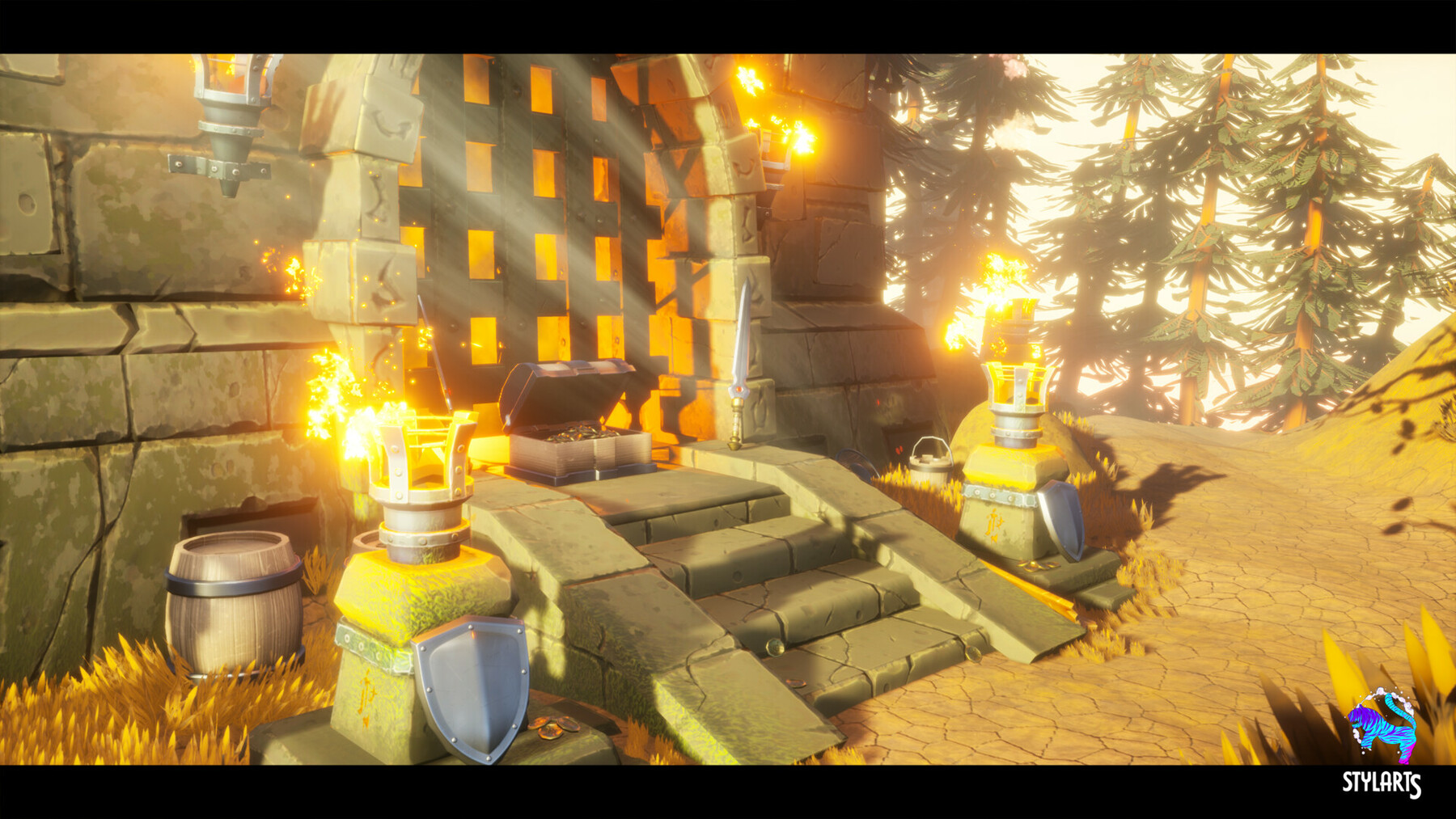 ArtStation - Stylized Fantasy Environment | Game Assets