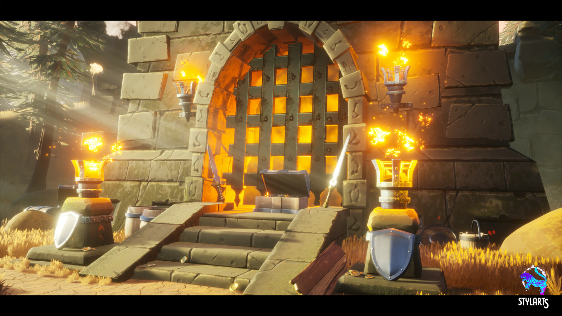 ArtStation - Stylized Fantasy Environment | Game Assets