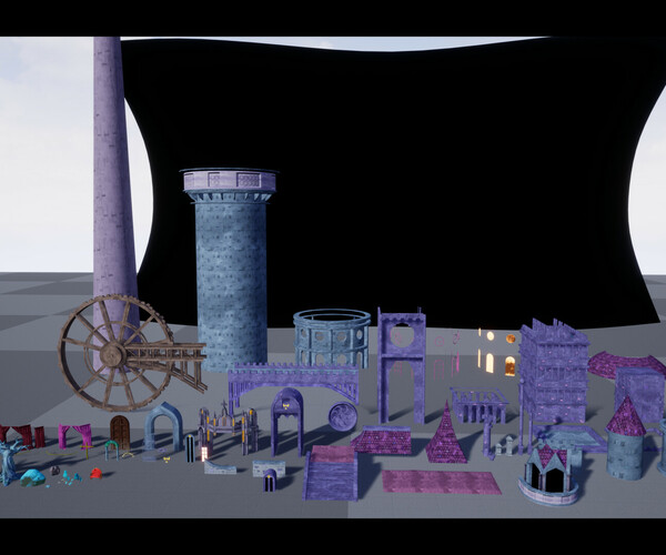 ArtStation - Stylized Castle Environment | Game Assets