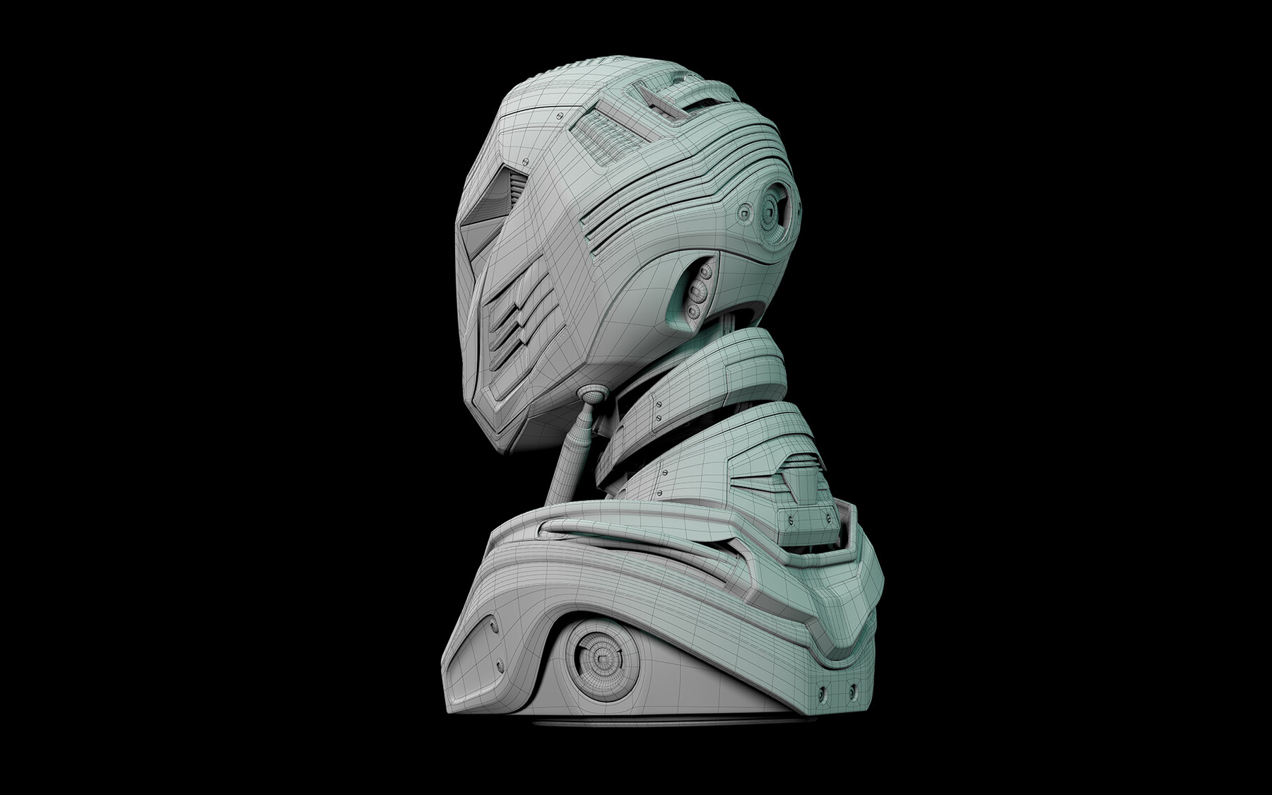 ArtStation - Robot Alien Mech Head - 3d model | Resources