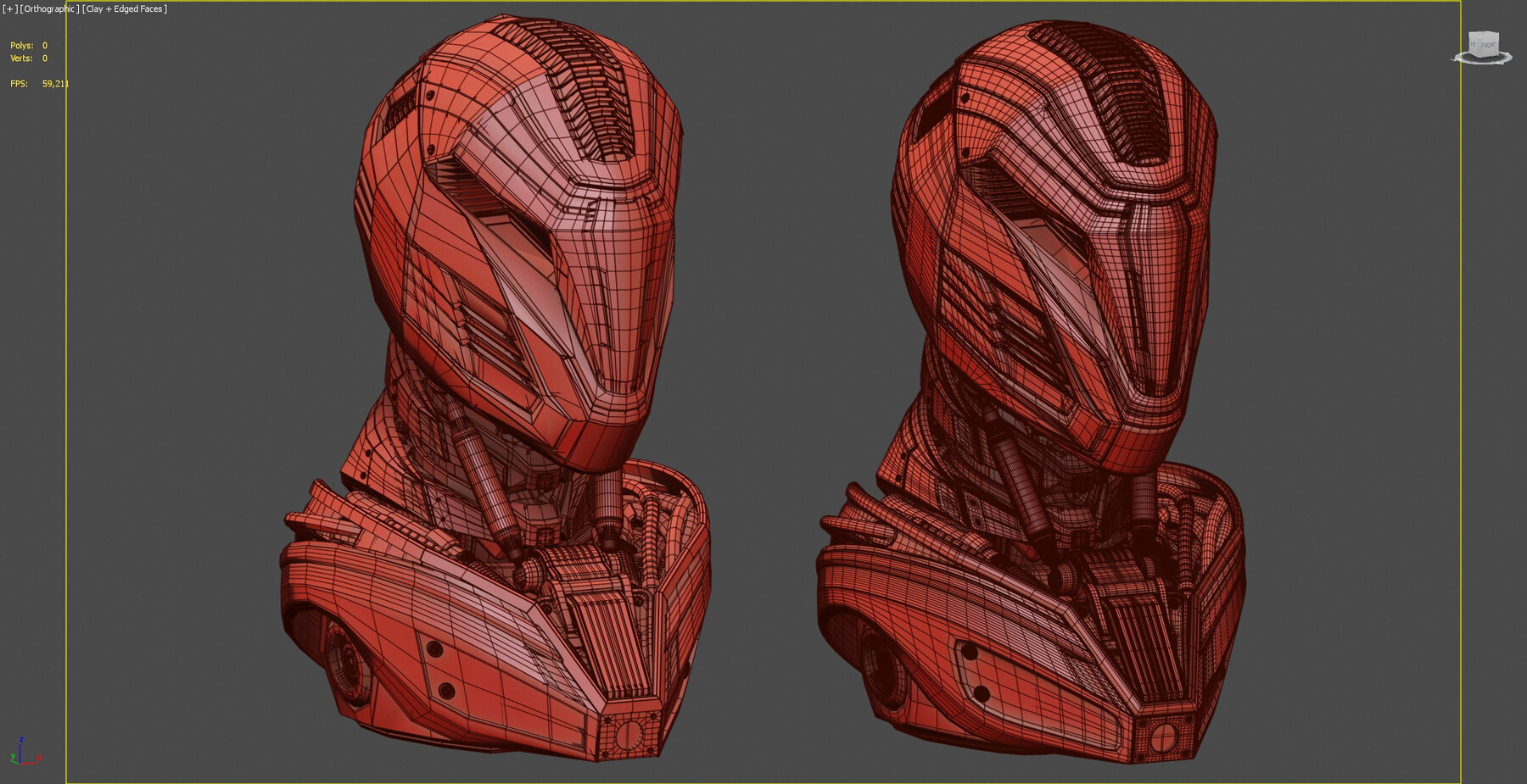 ArtStation - Robot Alien Mech Head - 3d model | Resources