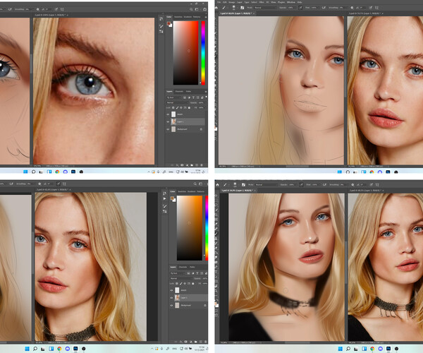 ArtStation - Portrait Painting in Photoshop Video Tutorial | Tutorials