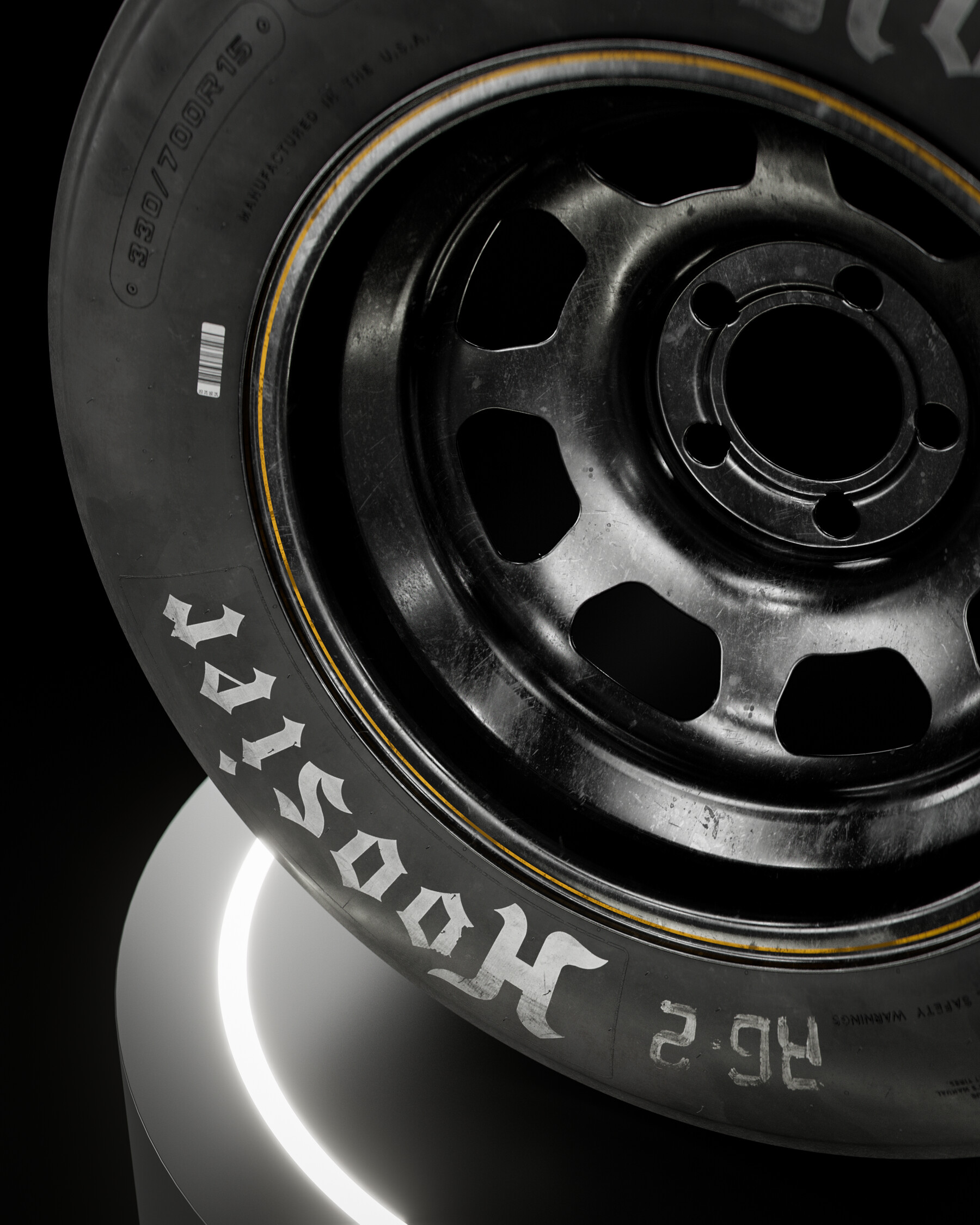 ArtStation - Hoosier NWES GT 330/700 R15 (Real World Details) | Resources