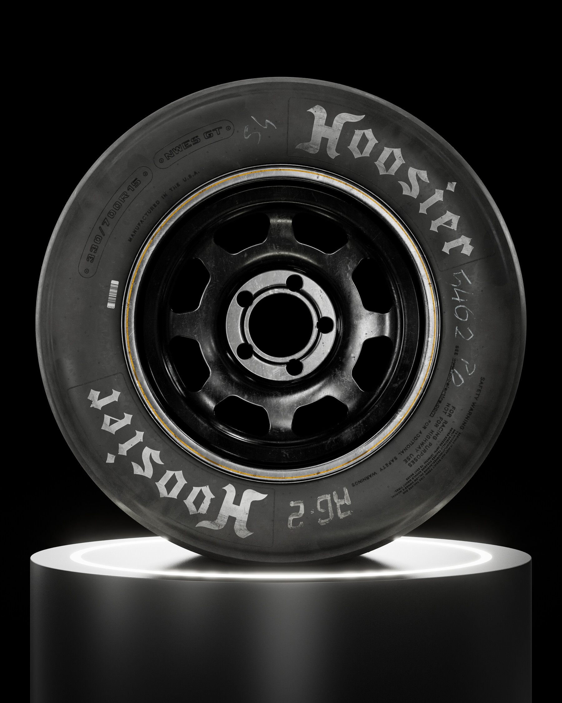 ArtStation - Hoosier NWES GT 330/700 R15 (Real World Details) | Resources