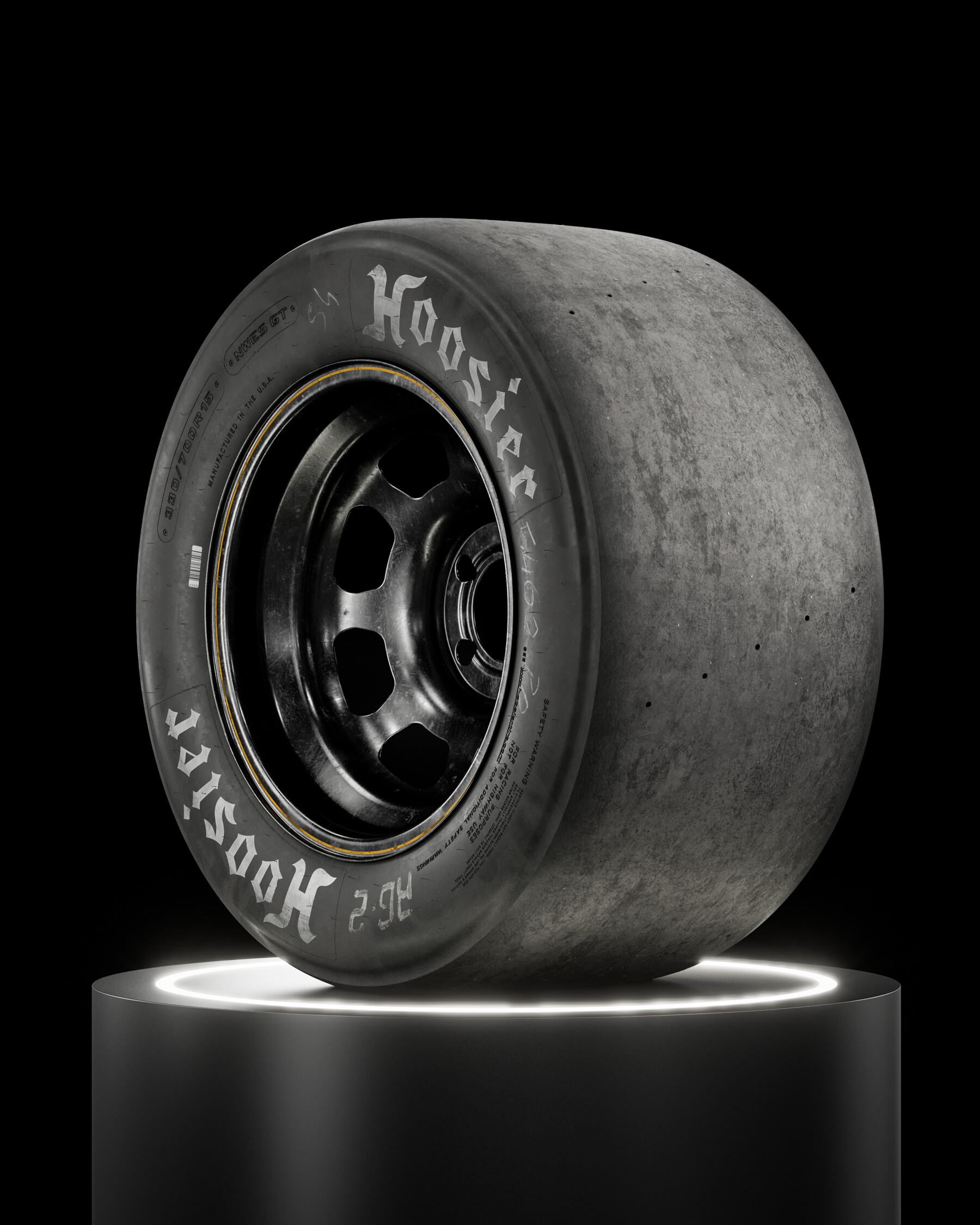 ArtStation - Hoosier NWES GT 330/700 R15 (Real World Details) | Resources