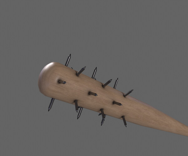 ArtStation - PBR Baseball Bat Weapon V1 | Game Assets