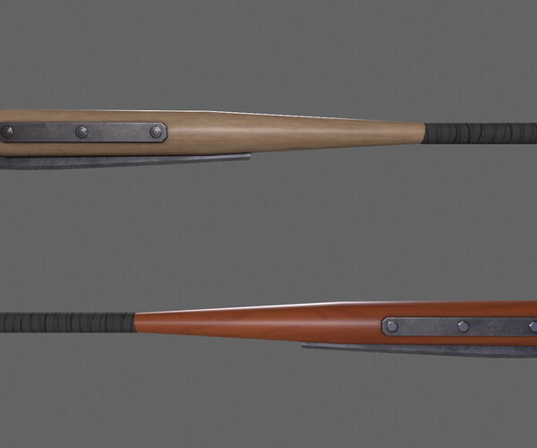 ArtStation - PBR Baseball Bat Weapon V3 | Game Assets