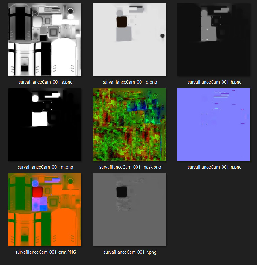 ArtStation - Security Camera - Low Poly - 3D Asset | Game Assets