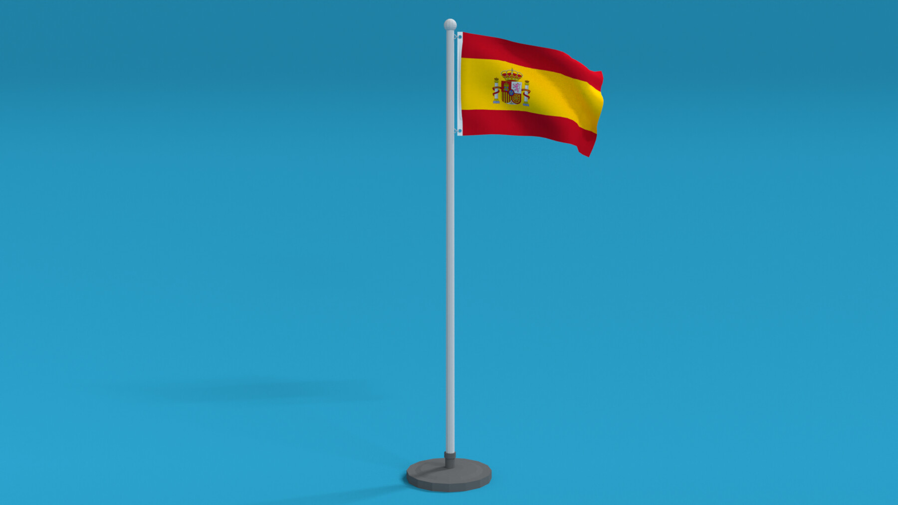 ArtStation - Low Poly Seamless Animated Spain Flag | Game Assets