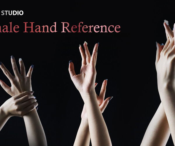 ArtStation - Female Hand Pose For Drawing - Vol 02 - Reference Pictures ...