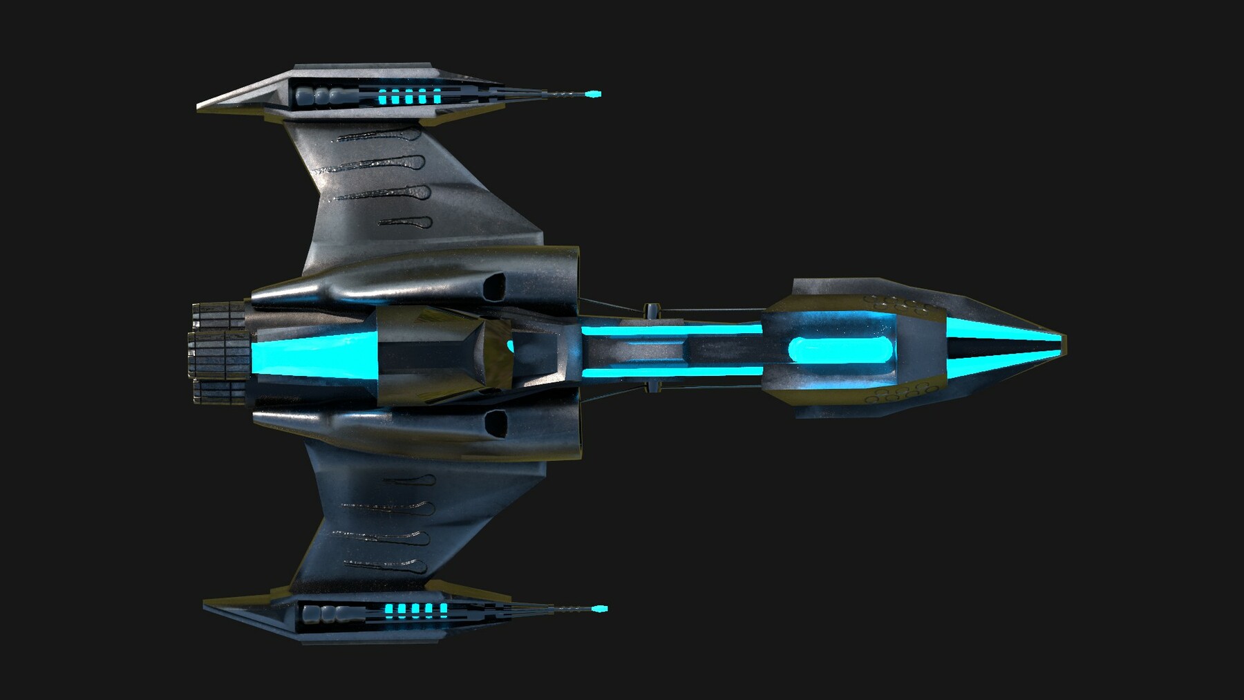 ArtStation - Alien Ship 3d Model | Game Assets