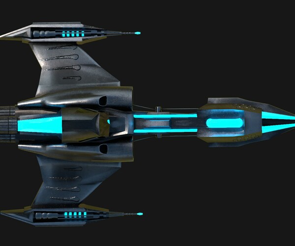 ArtStation - Alien Ship 3d Model | Game Assets