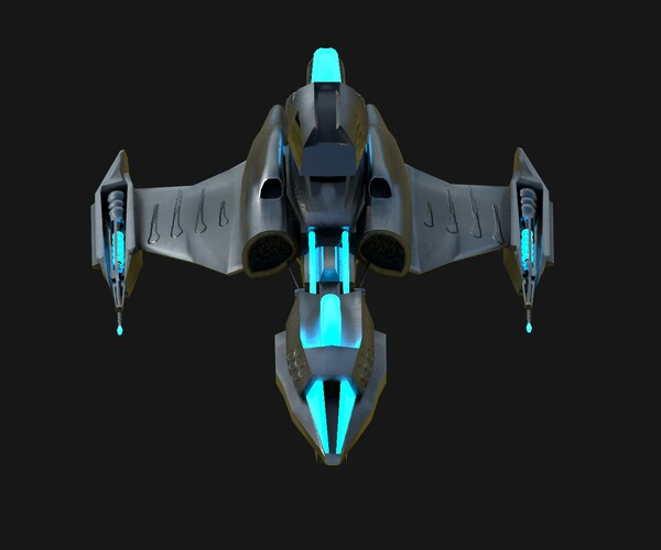 ArtStation - Alien Ship 3d Model | Game Assets