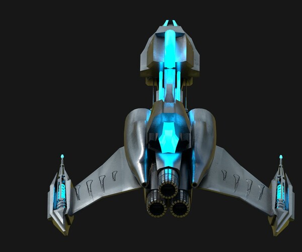 ArtStation - Alien Ship 3d Model | Game Assets