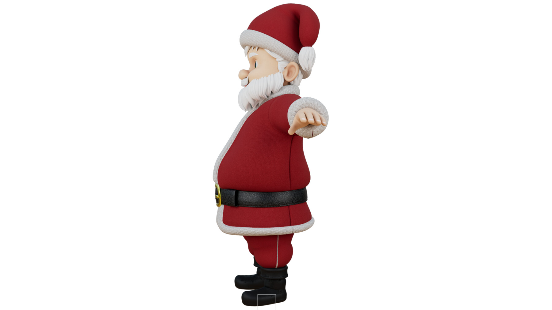 ArtStation - Santa Claus Cartoon character model No rig | Game Assets