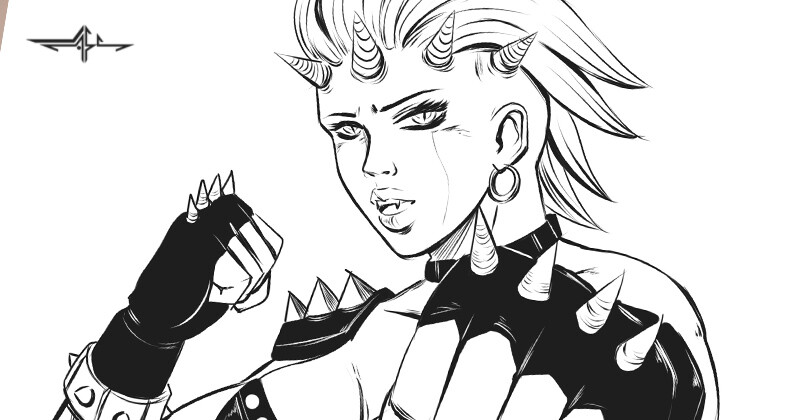 ArtStation - Devil Fighter | Artworks