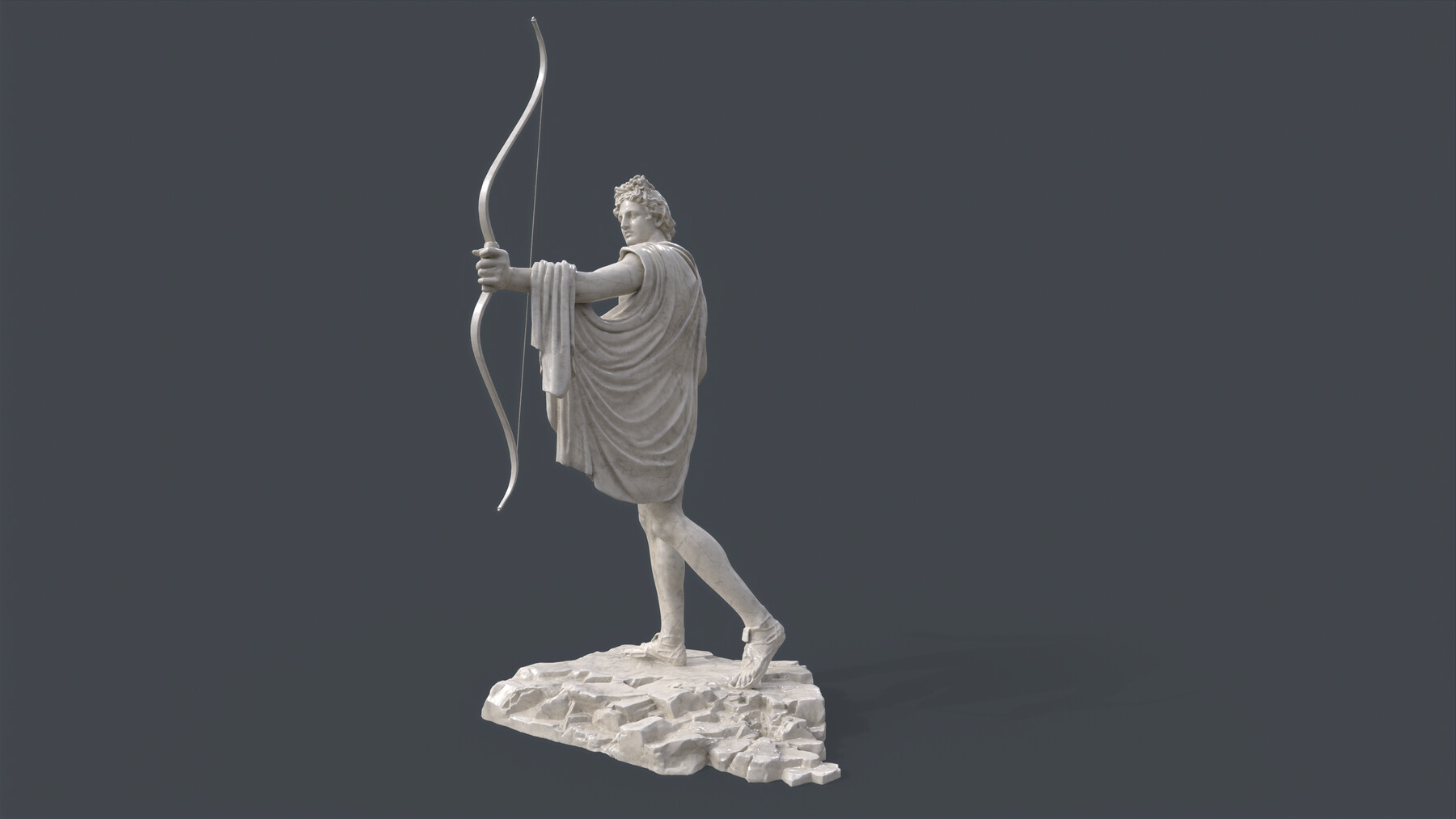 ArtStation - Apollo Statue - Low Poly 3D Asset | Game Assets