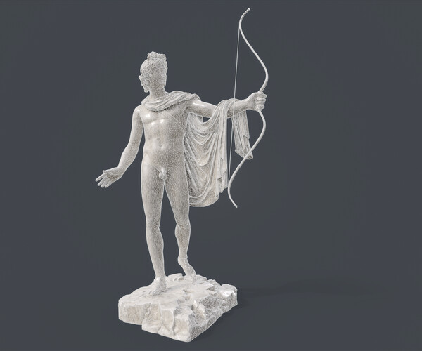 ArtStation - Apollo Statue - Low Poly 3D Asset | Game Assets