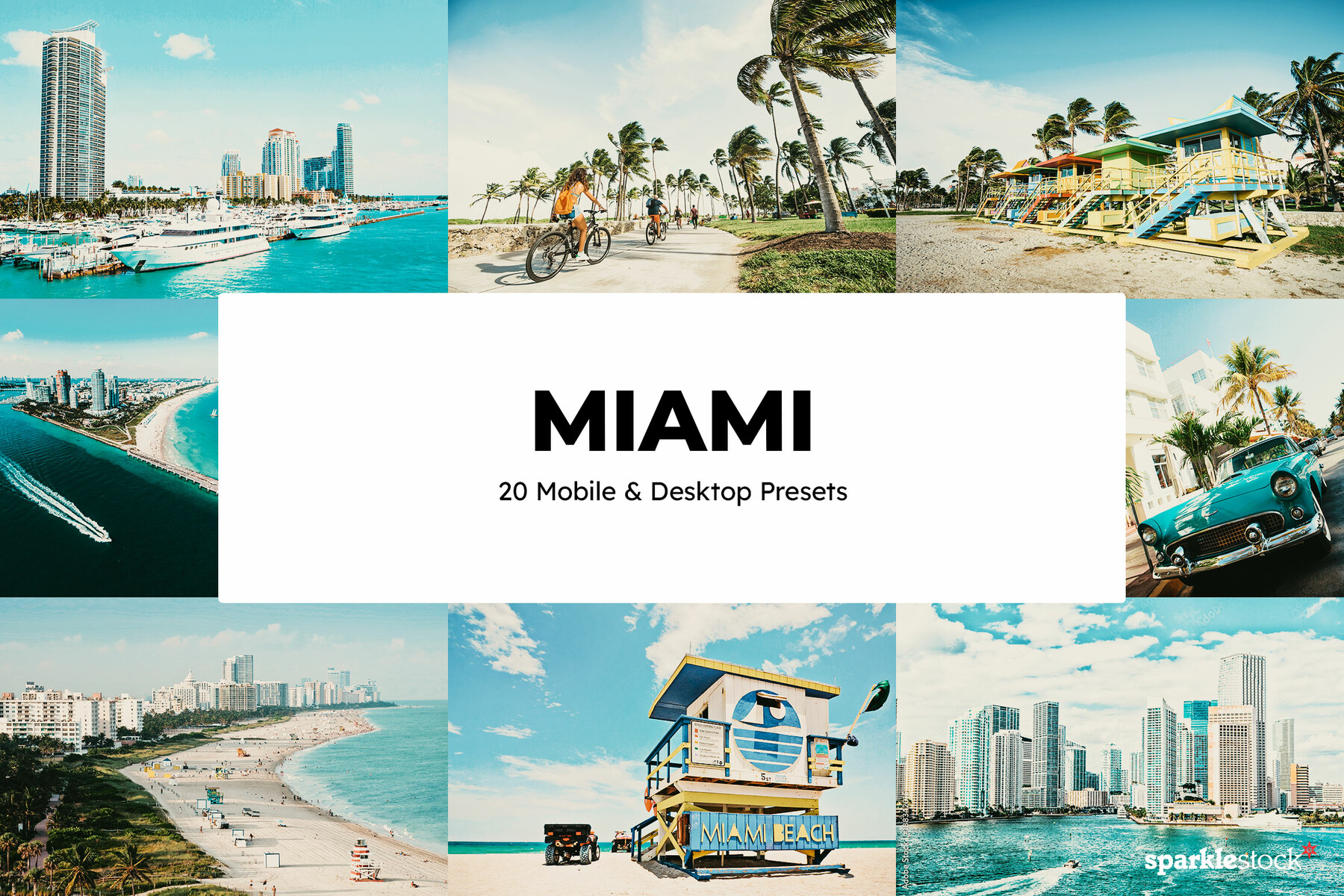 ArtStation - 20 Miami LUTs & Lightroom Presets | Resources