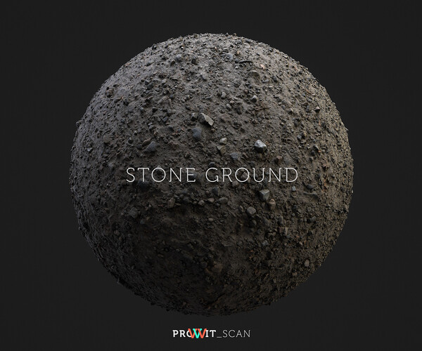 ArtStation - Stone Ground PBR Material (2 in 1) | Game Assets