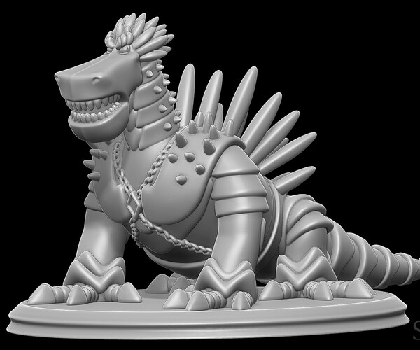 ArtStation - Nettlebrand - Dragon Rider 3D print model | Resources