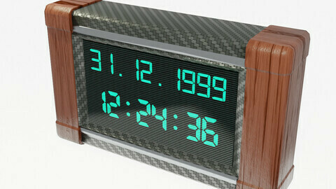 ArtStation - Digital clock live | Resources